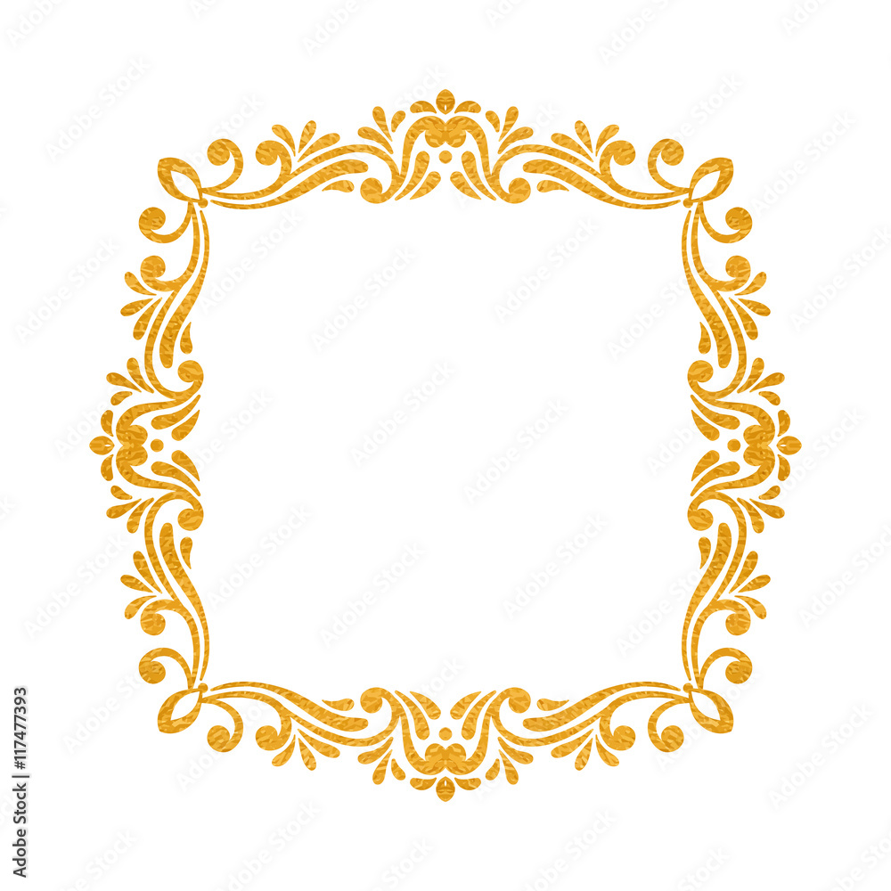 Elegant luxury vintage gold floral frame Stock Vector | Adobe Stock Elegant luxury vintage gold floral frame Stock Vector | Adobe Stock