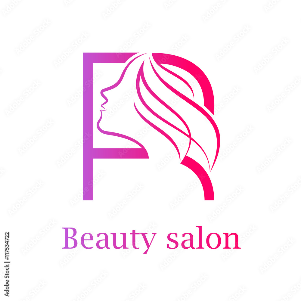 Abstract letter R logo,Beauty salon logo design template Stock Vector ...