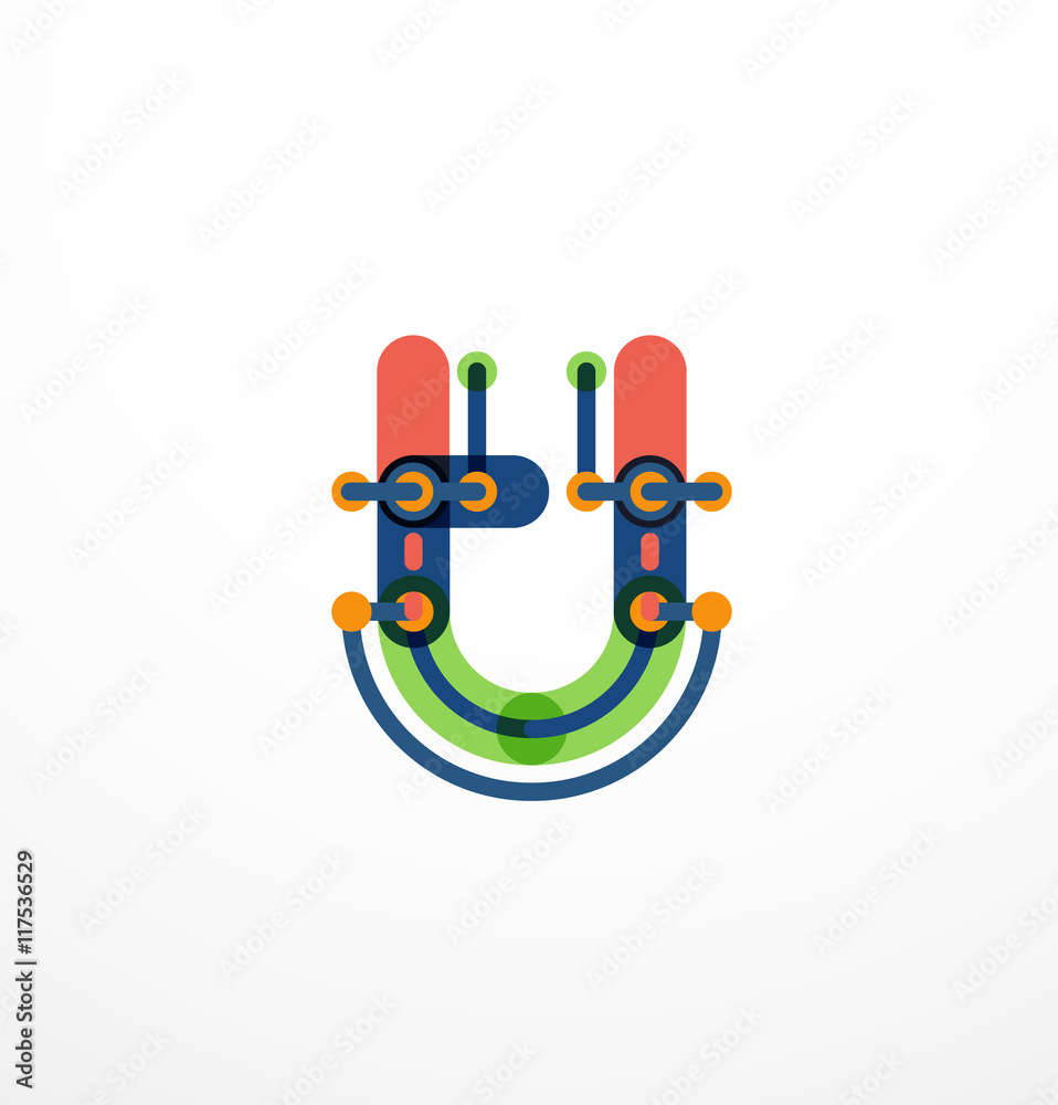 Vector letter logo Stock Vector | Adobe Stock