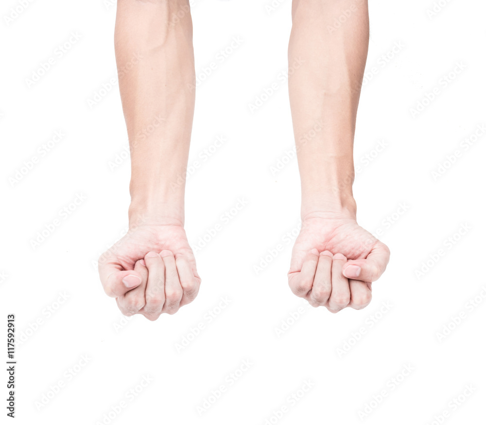 Man arm with blood veins on white background Stock Photo | Adobe Stock