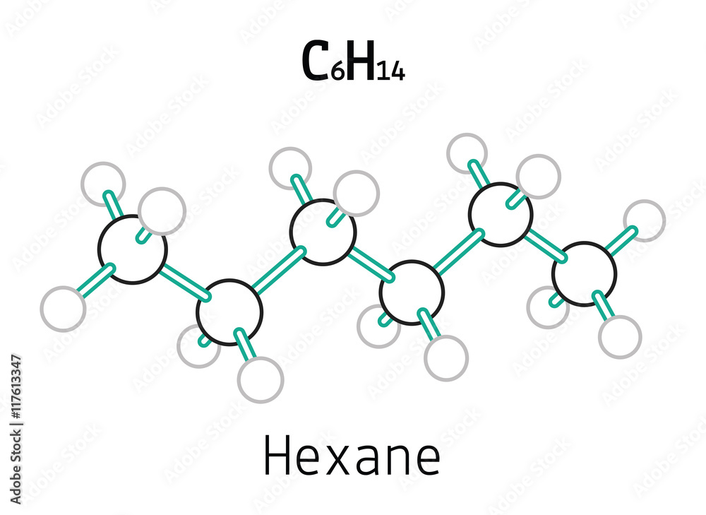 Hexane Molecule