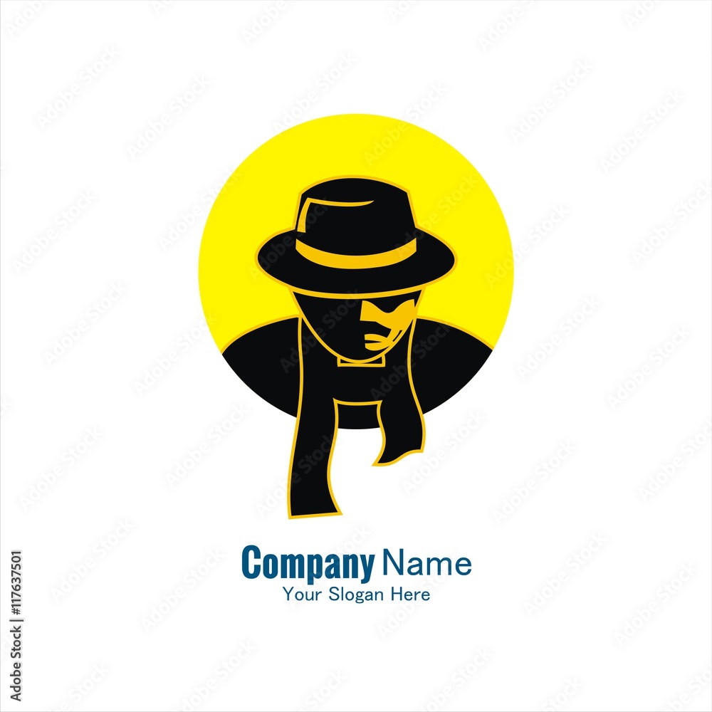mafia fashion logo template Stock Vector | Adobe Stock