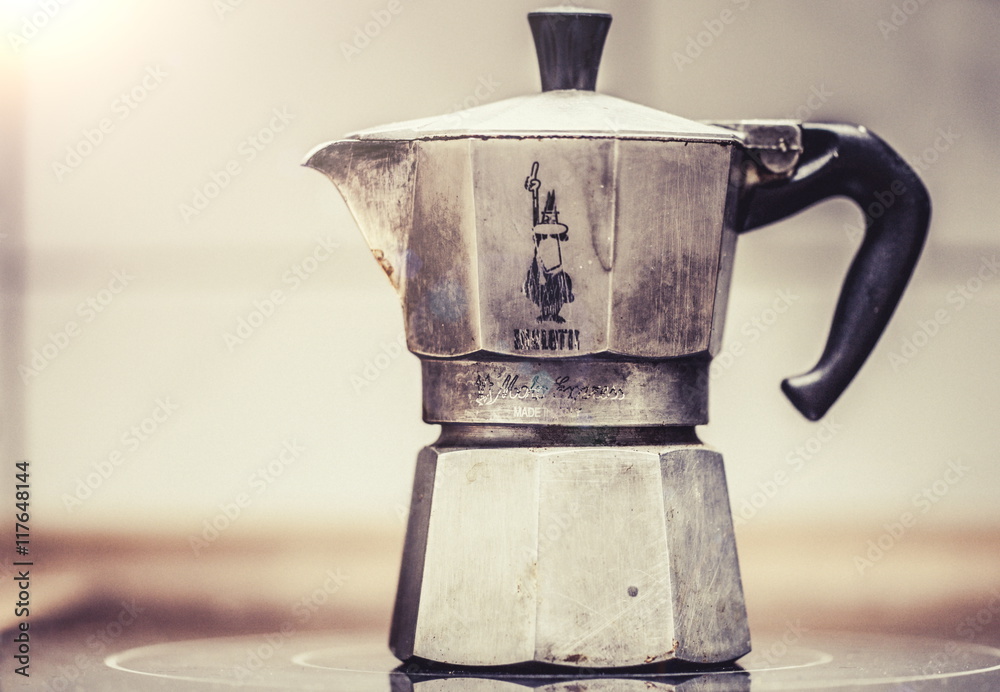 moka express Stock Photo | Adobe Stock