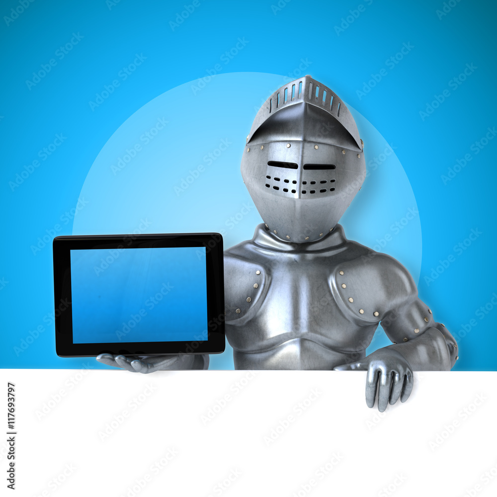 Fun knight Stock Illustration | Adobe Stock