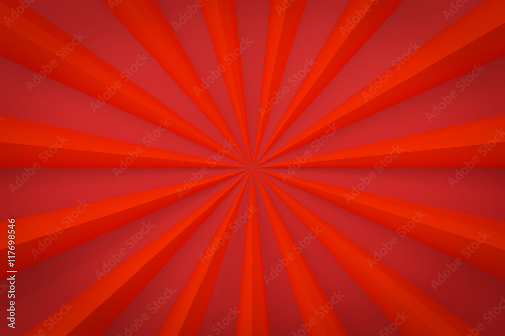 red ray background with copy space 3d render Stock Illustration | Adobe ...