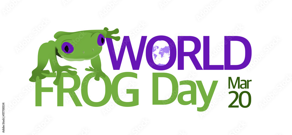 World Frog Day, March 20 Stock Illustration | Adobe Stock
