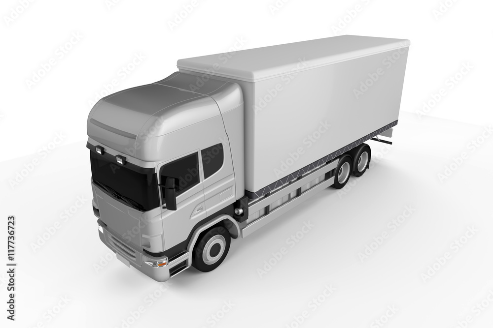 Big Truck Background - Blank mockup for design branding Stock ...