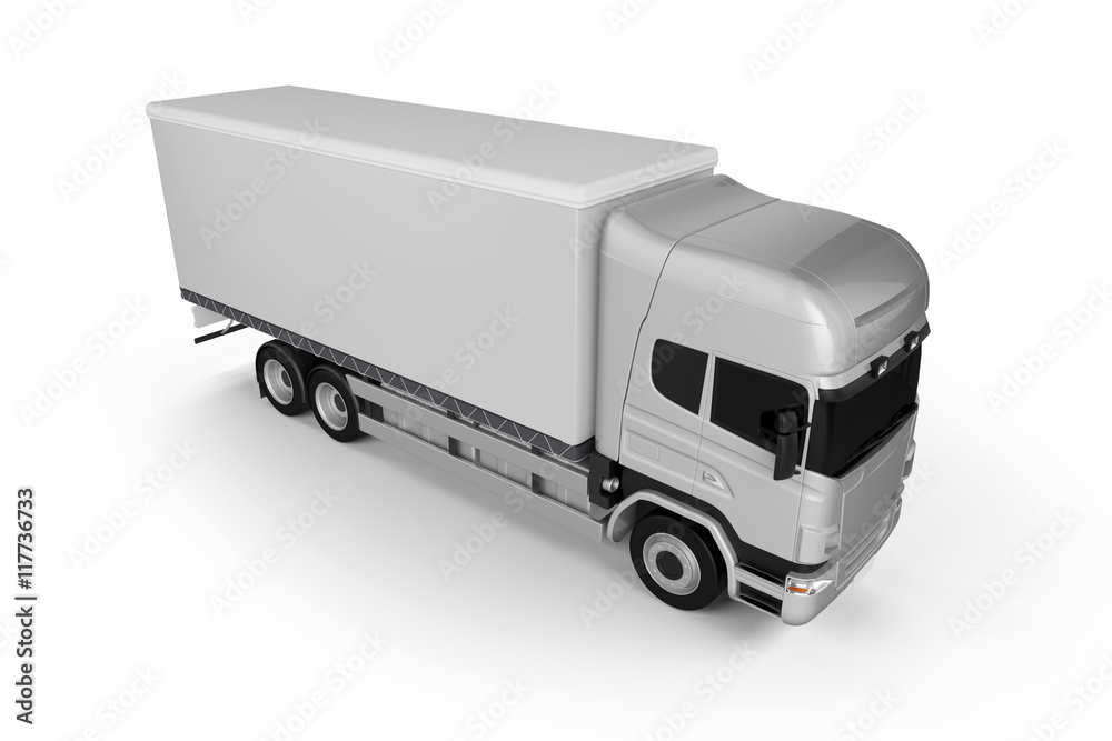Big Truck Background - Blank mockup for design branding Stock ...
