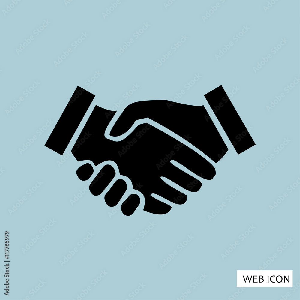 Handshake Icon, Handshake Icon Eps10, Handshake Icon Vector, Handshake ...