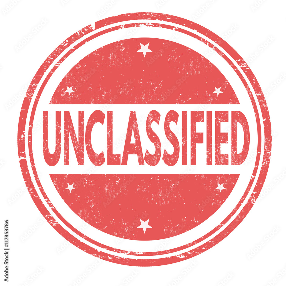 Unclassified grunge rubber stamp Stock Vector | Adobe Stock