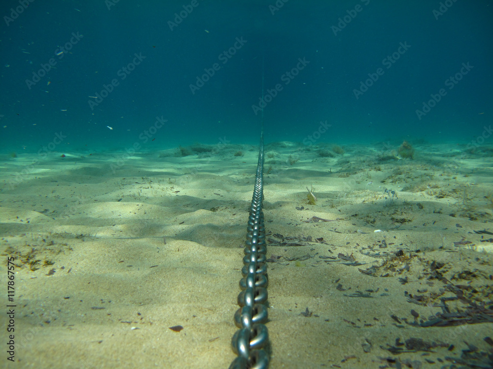 Photo & Art Print Anchor Chain Underwater v1, mergegr