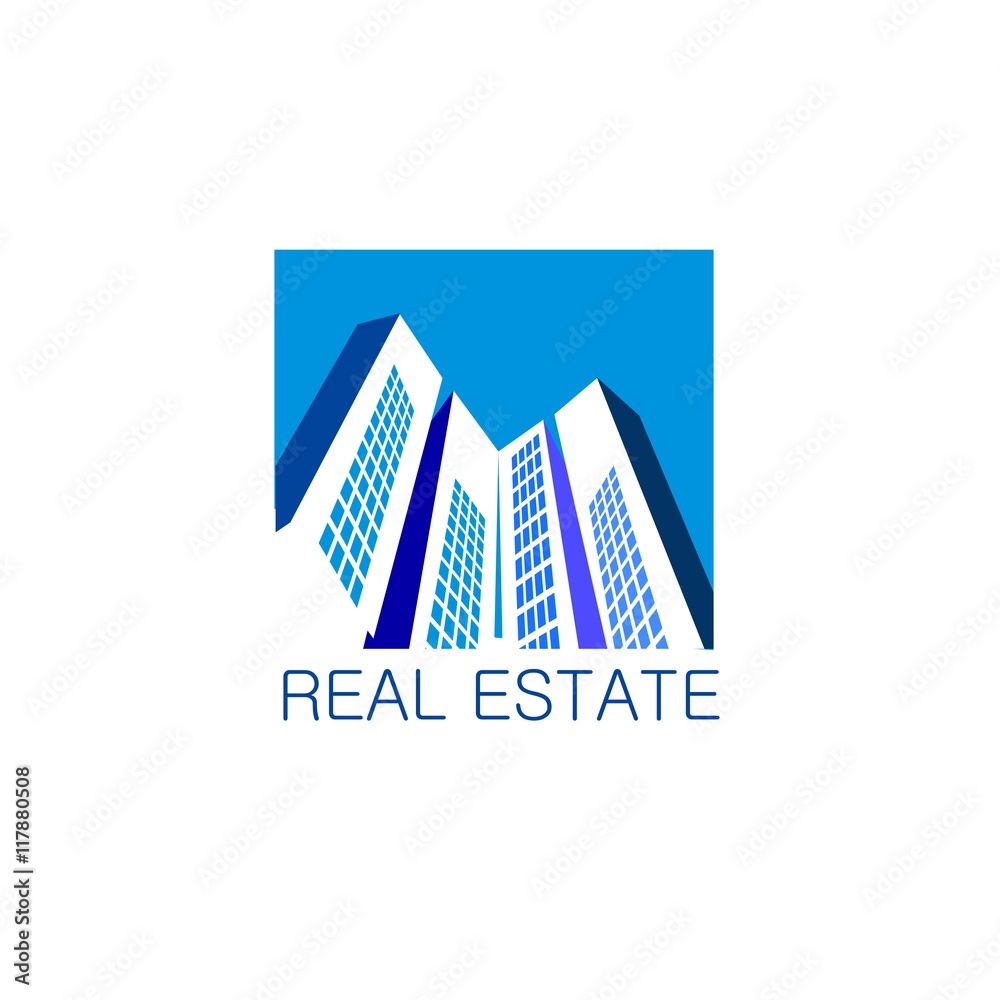 Logo template real estate, apartment, condo, house, rental, business ...