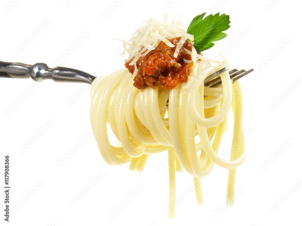 Spaghetti - Gabel Stock-Foto | Adobe Stock