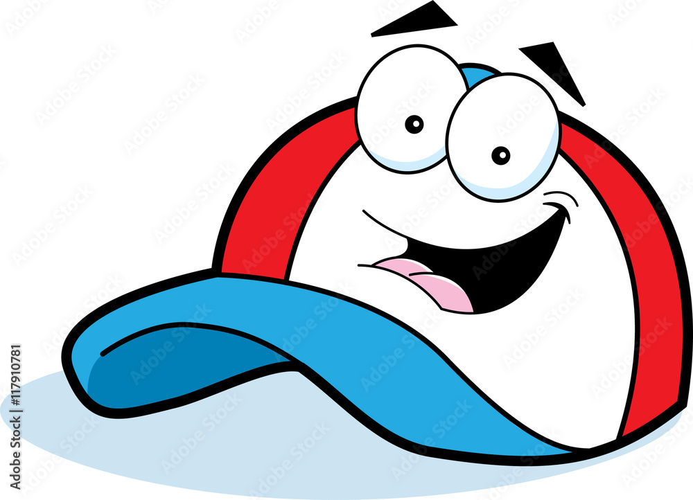 baseball cap, cap, cartoon, clip, clip art, cute, funny, happy, hat ...