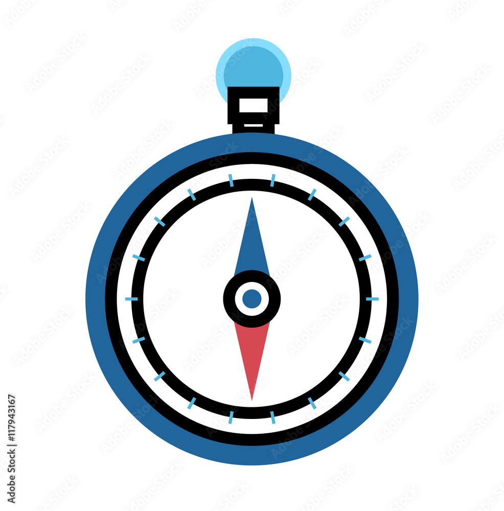Travel compass vector icon Stock-Vektorgrafik | Adobe Stock