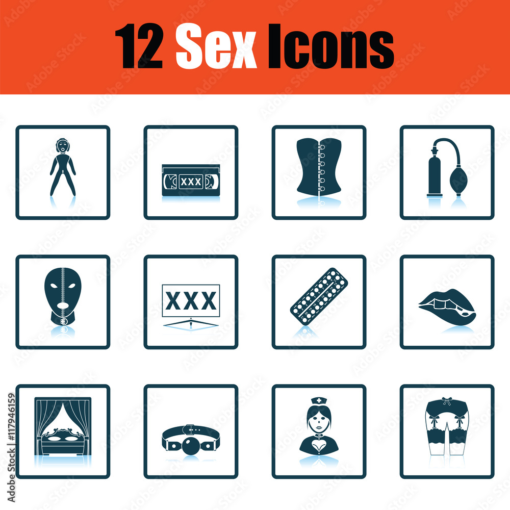 Set Of Sex Icons Stock Vector Adobe Stock