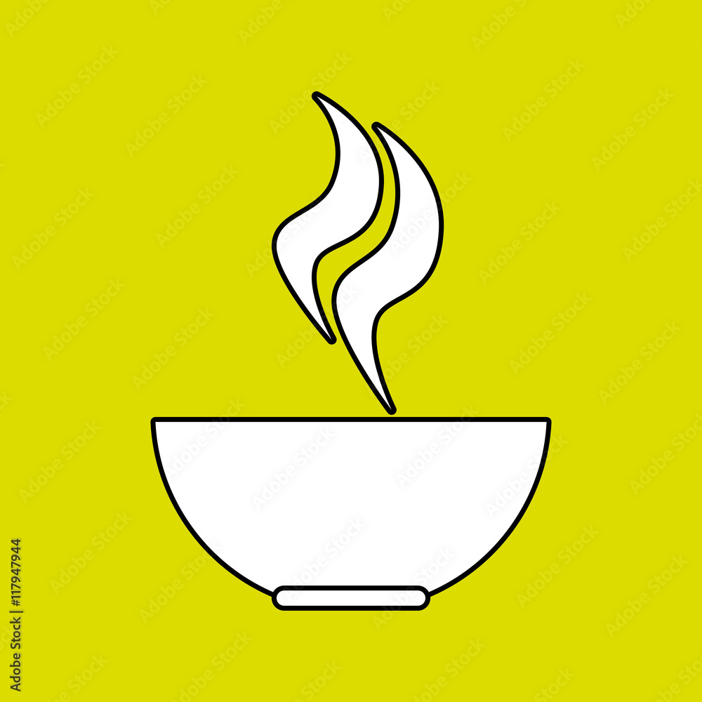 cup coffee smoke icon vector illustration graphic Stock Vector | Adobe ...