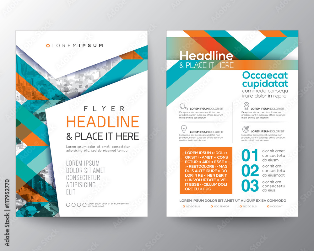 Abstract shape background for Poster Brochure Flyer design Layout Stock ...