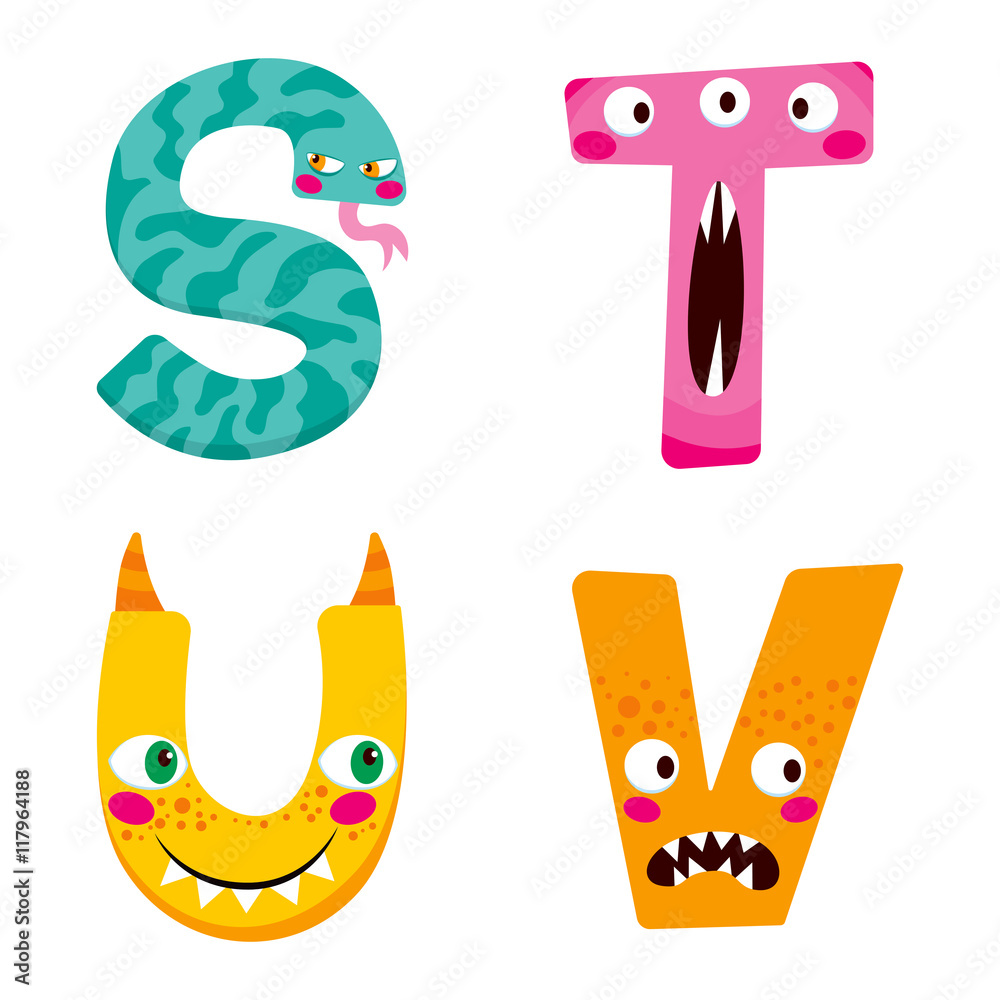 Halloween Alphabet Clipart