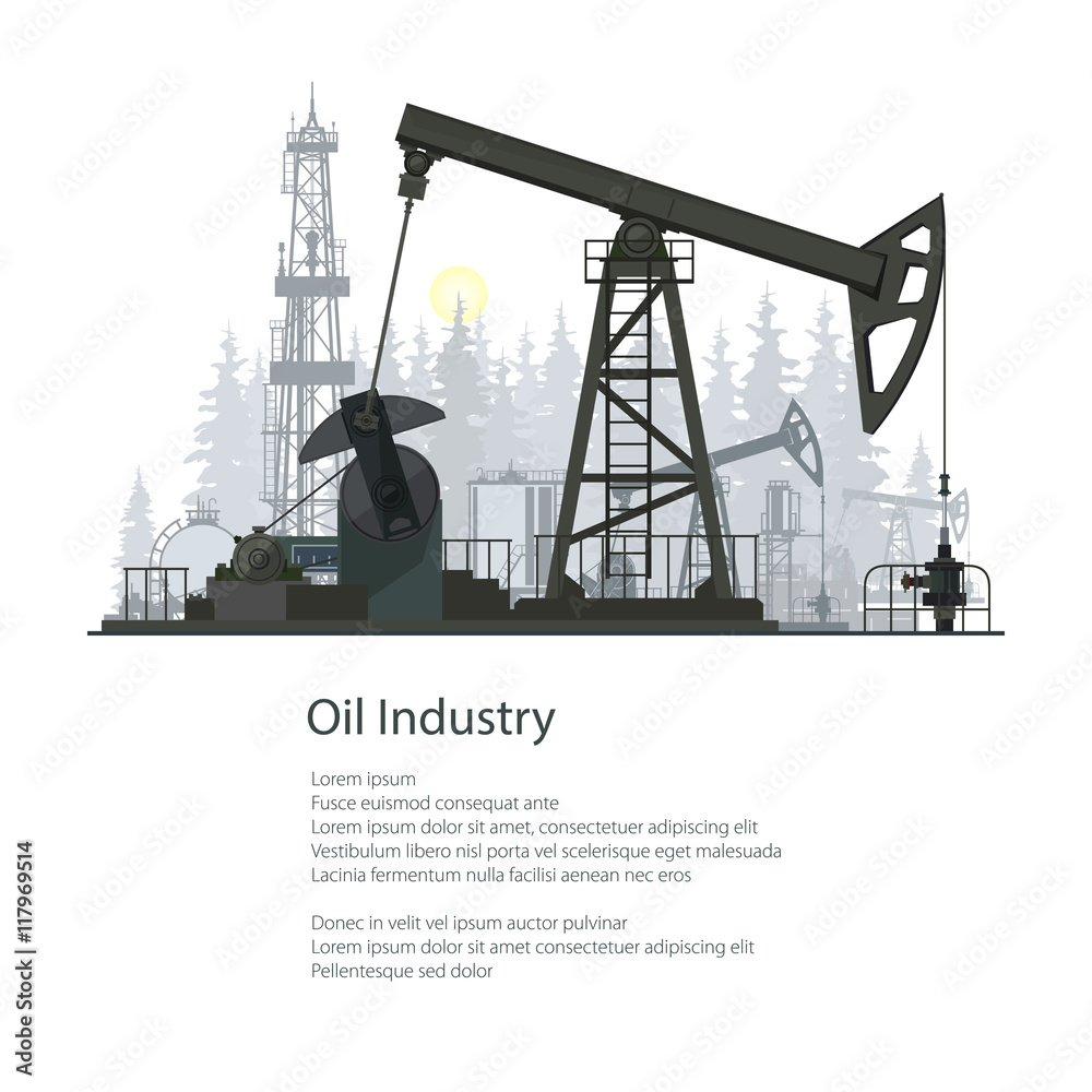 Pumpjack or Oil Pump Isolated on White Background, Oil Horse, Pumping ...
