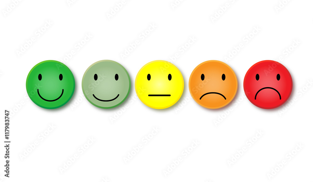 Vektorová grafika „Smileys / Vektor / Stimmung / Bewertung“ ze služby ...