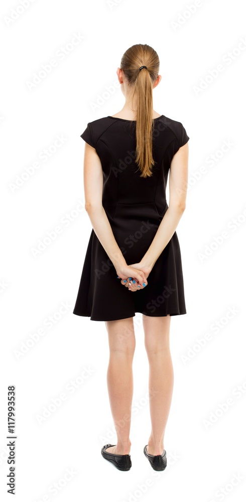 Womans Back Standing