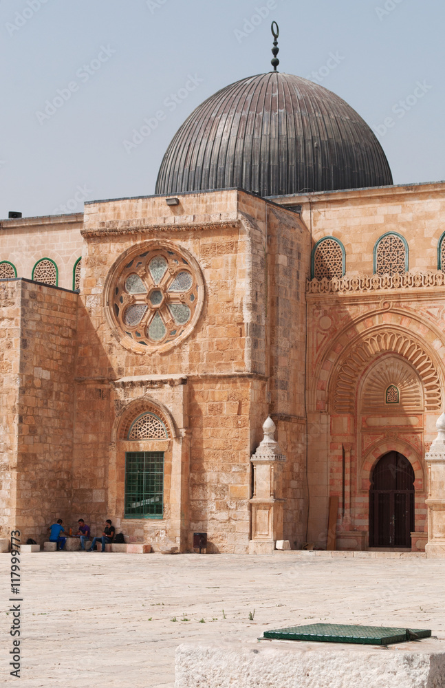 Foto de Gerusalemme: vista della Moschea Al Aqsa sul Monte del Tempio ...