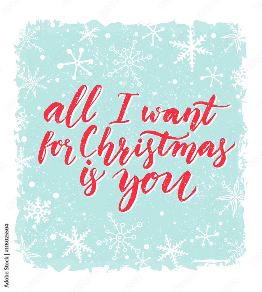 All I Want For Christmas Is You Wallpaper