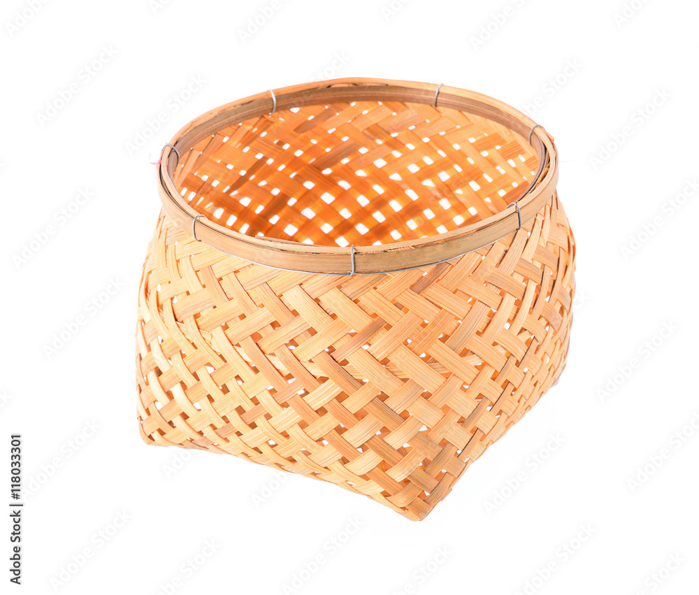 Bamboo basket weaving Stock-Foto | Adobe Stock
