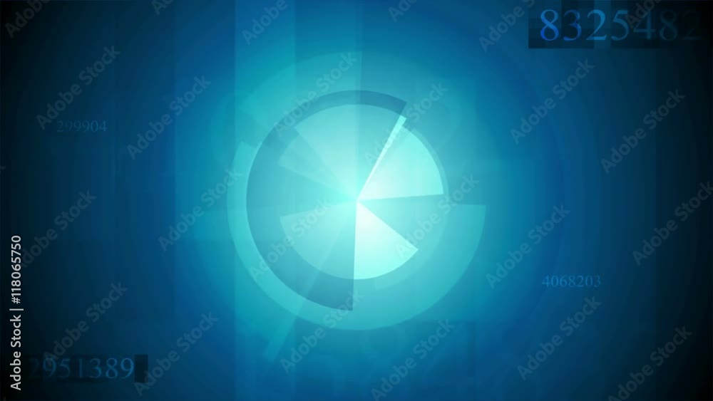 Abstract blue technology motion graphic design. Video animation Ultra ...