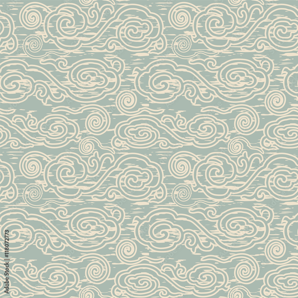 Chinese Cloud Pattern Vector