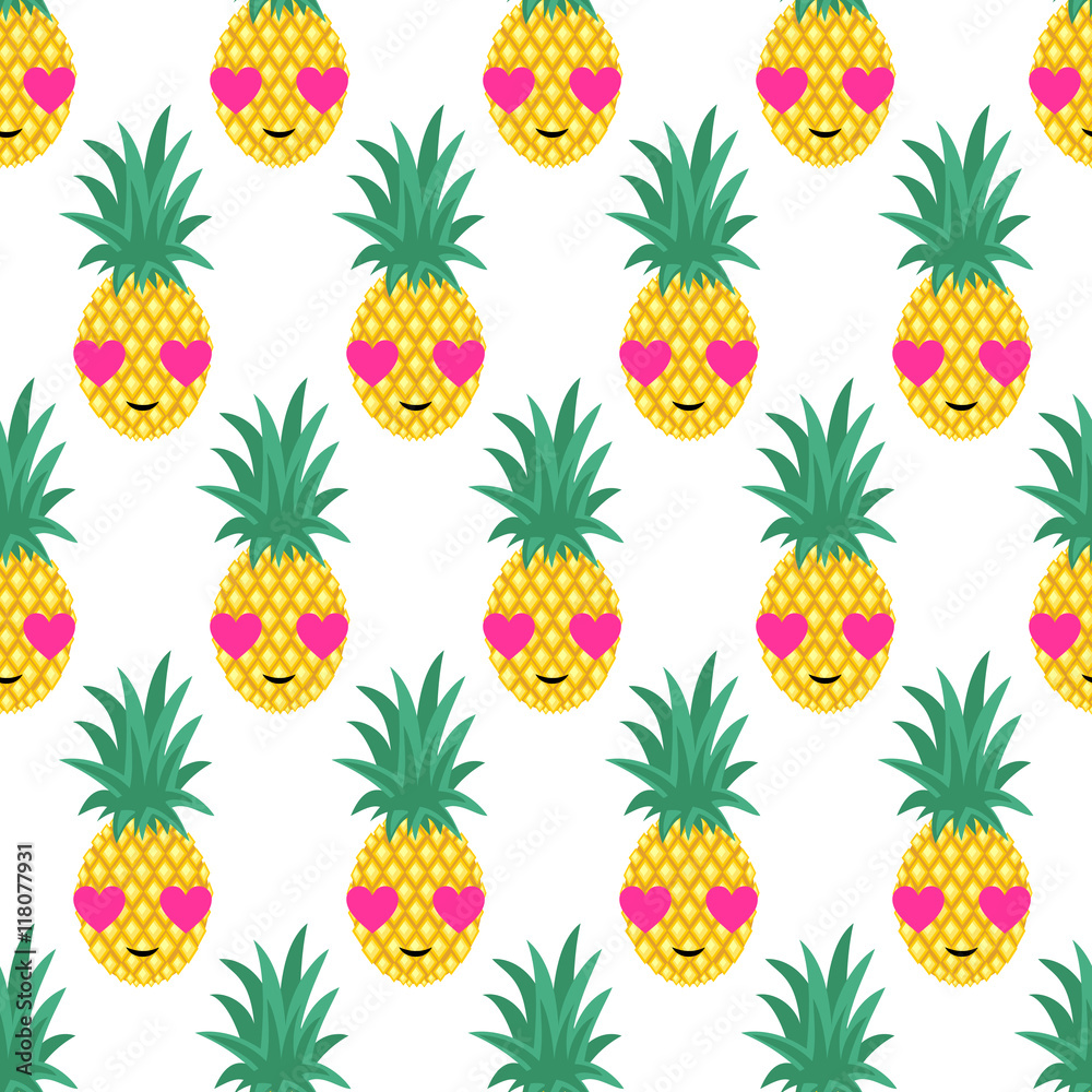 Pineapples Background