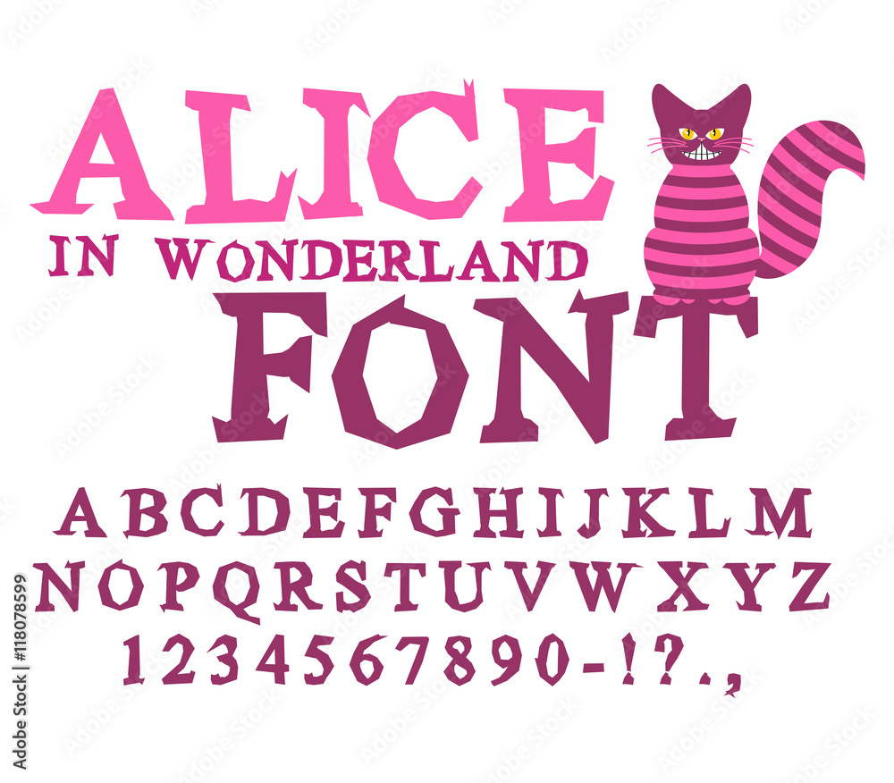Alice In Wonderland Font