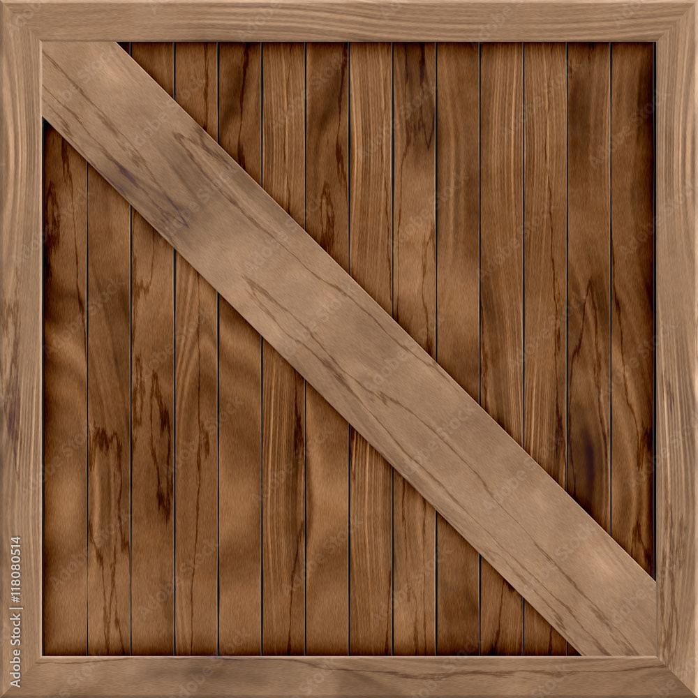 Wood crate generated hires texture Stock Illustration | Adobe Stock
