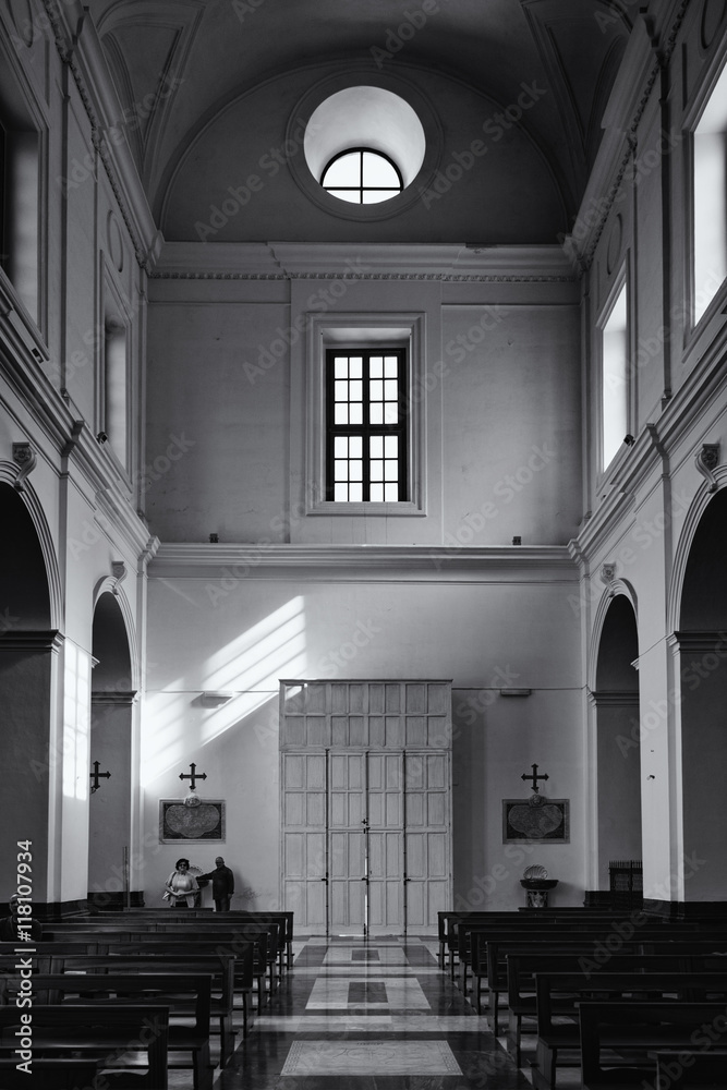 Ingresso interno Abbazia San Martino delle scale Stock Photo | Adobe Stock