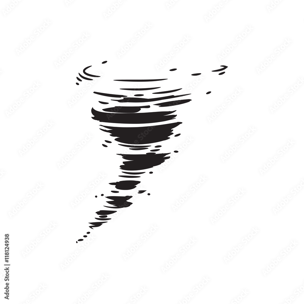 Storm Silhouette Vector