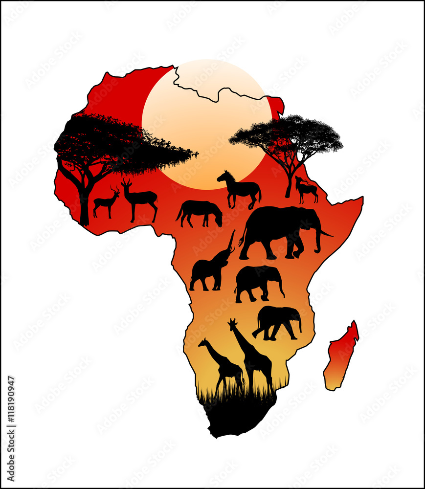 Africa Stock Vector | Adobe Stock