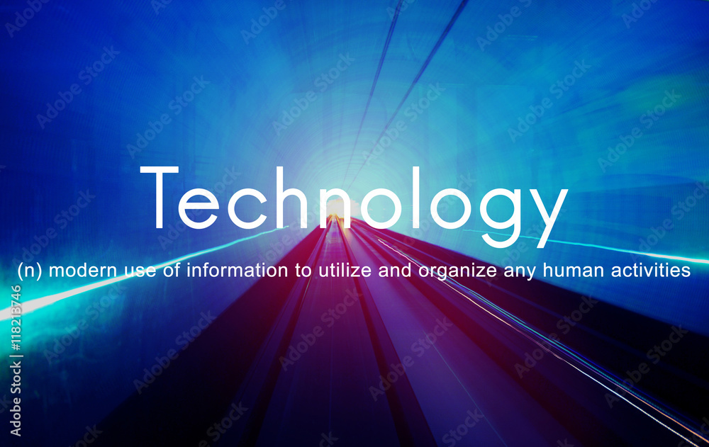 Technology Futuristic Innovation Invention Connection Concept Stock ...