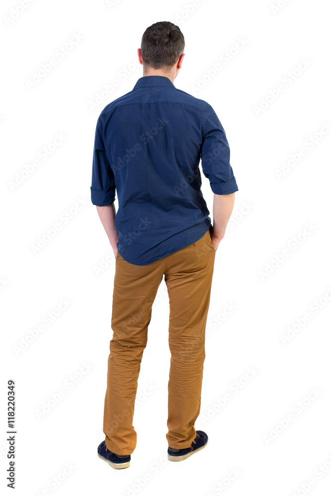 Person Standing Up Back