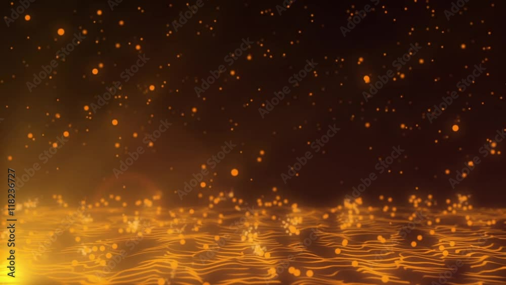The Bouncing Particles background contains beautifully animated falling ...