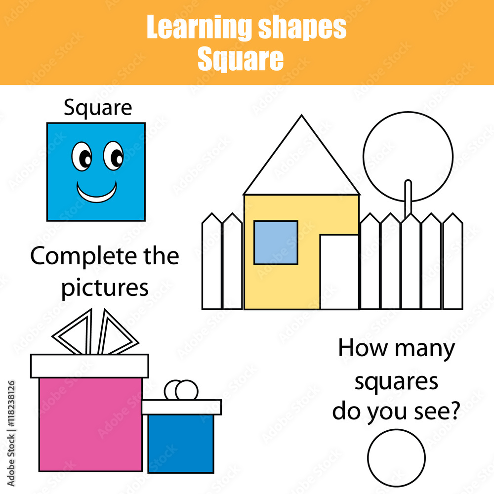 Pictures Of Square Shaped Objects For Kids