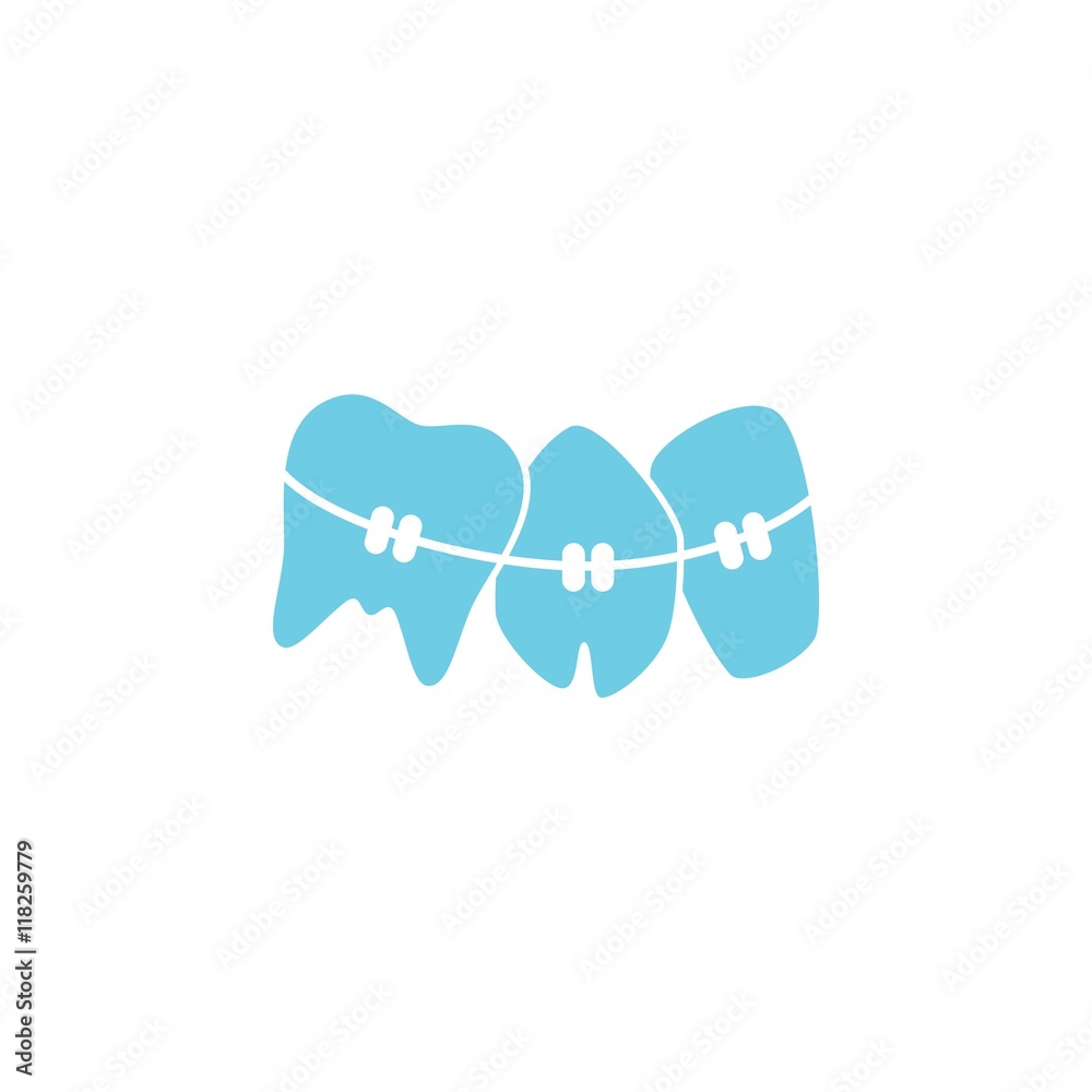 Little Teeth Logo Template Stock Vector | Adobe Stock