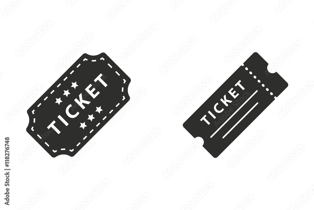 Ticket - vector icon. Stock-Vektorgrafik | Adobe Stock