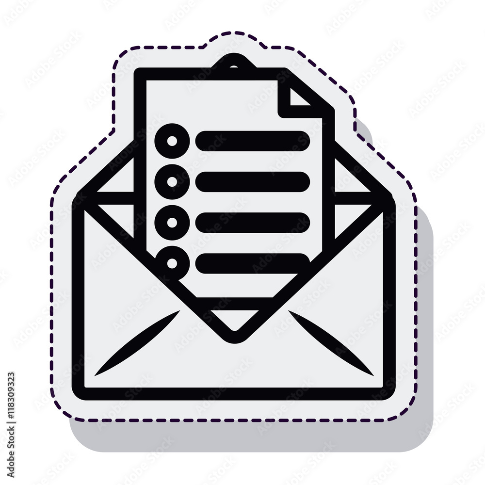 envelope message isolated icon vector illustration design Stock Vector ...