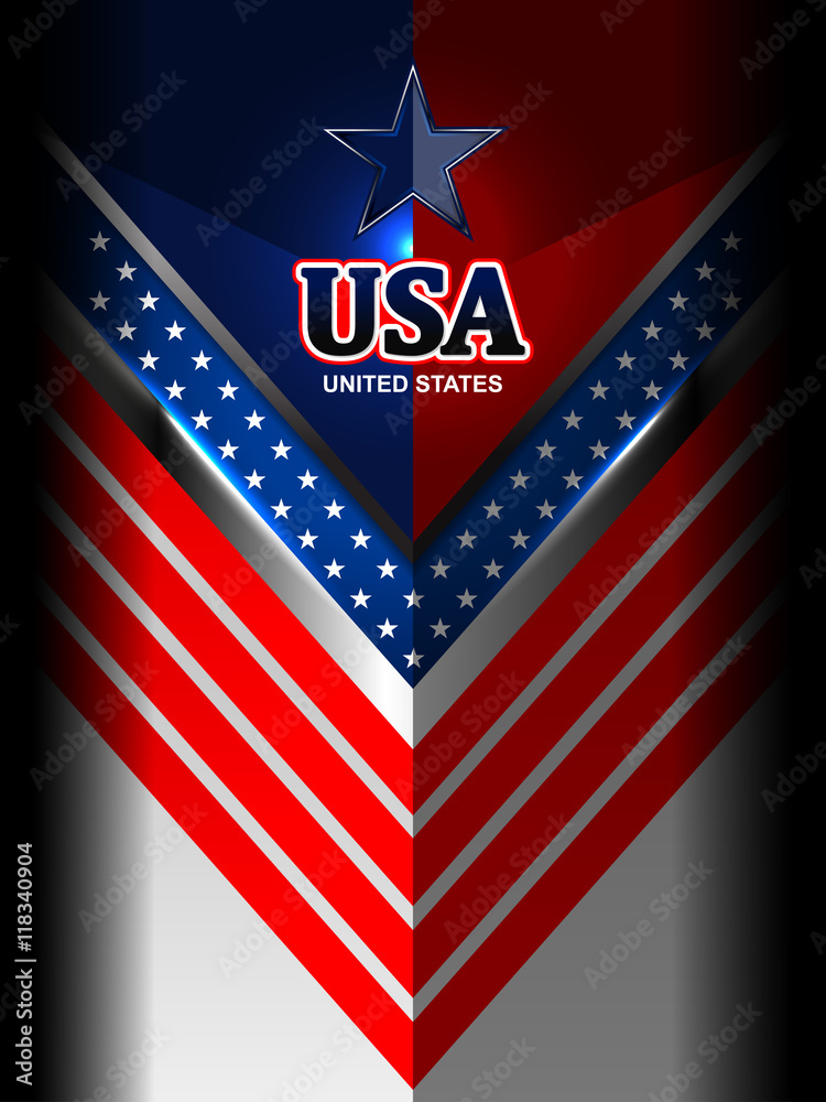 america flag color backgrounds, vector illustration Stock Vector ...