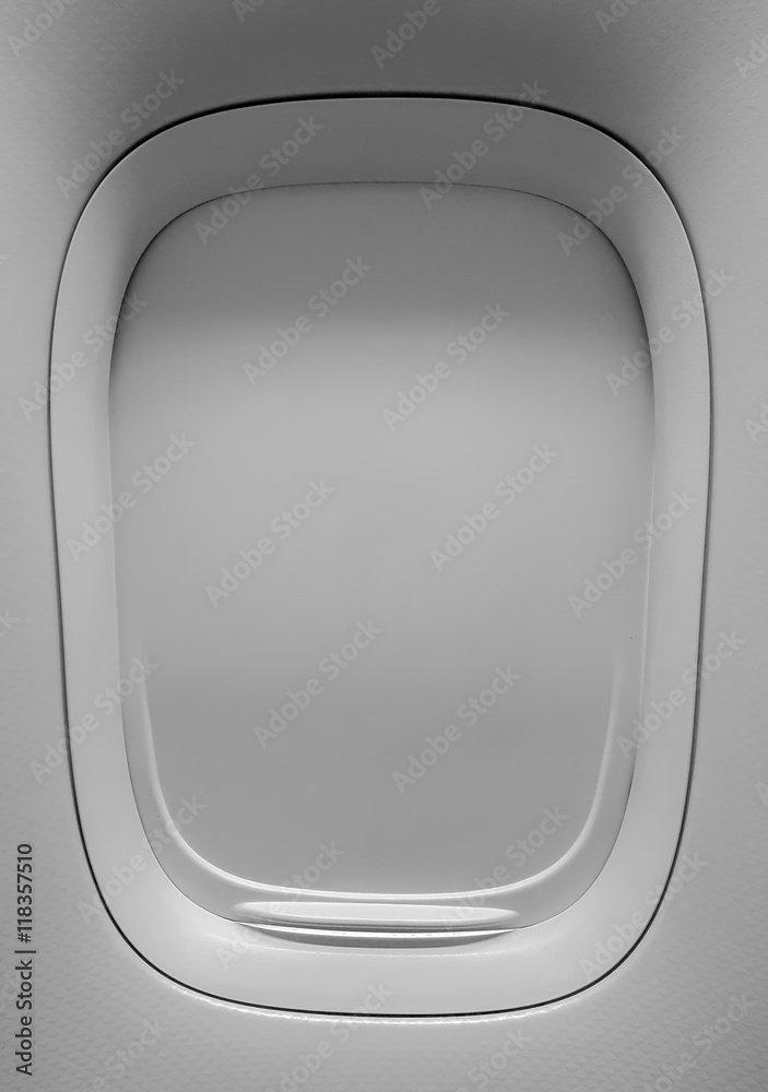 Closeup of the aircraft windows closed texture background. Stock Photo ...