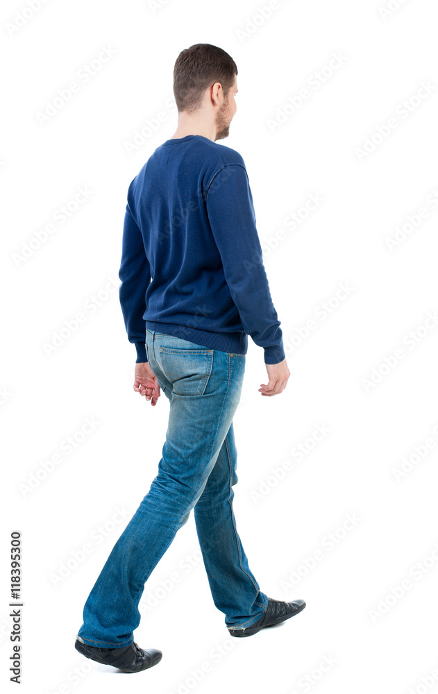 People Standing Back Walking