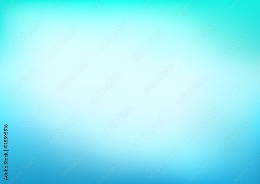 Abstract Blue Cyan Blurred Vector Background Stock Vector | Adobe Stock