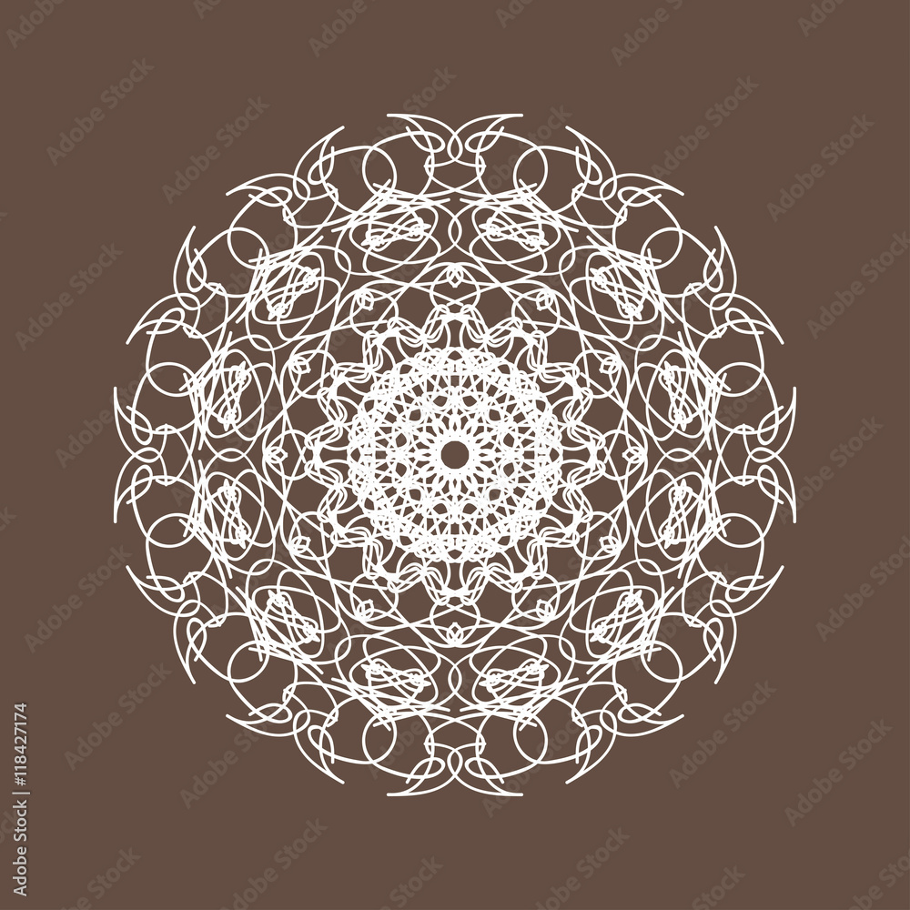 Round Lace Collection Vector Illustration Stock Vector | Adobe Stock