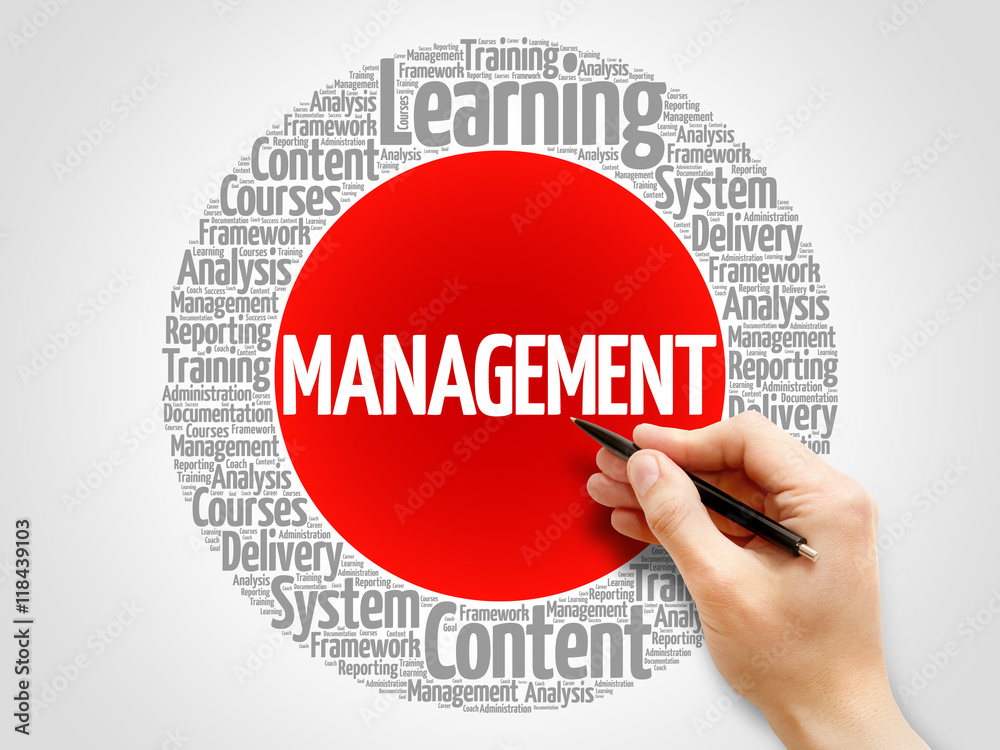 MANAGEMENT word cloud collage, business concept background Stock-Foto ...